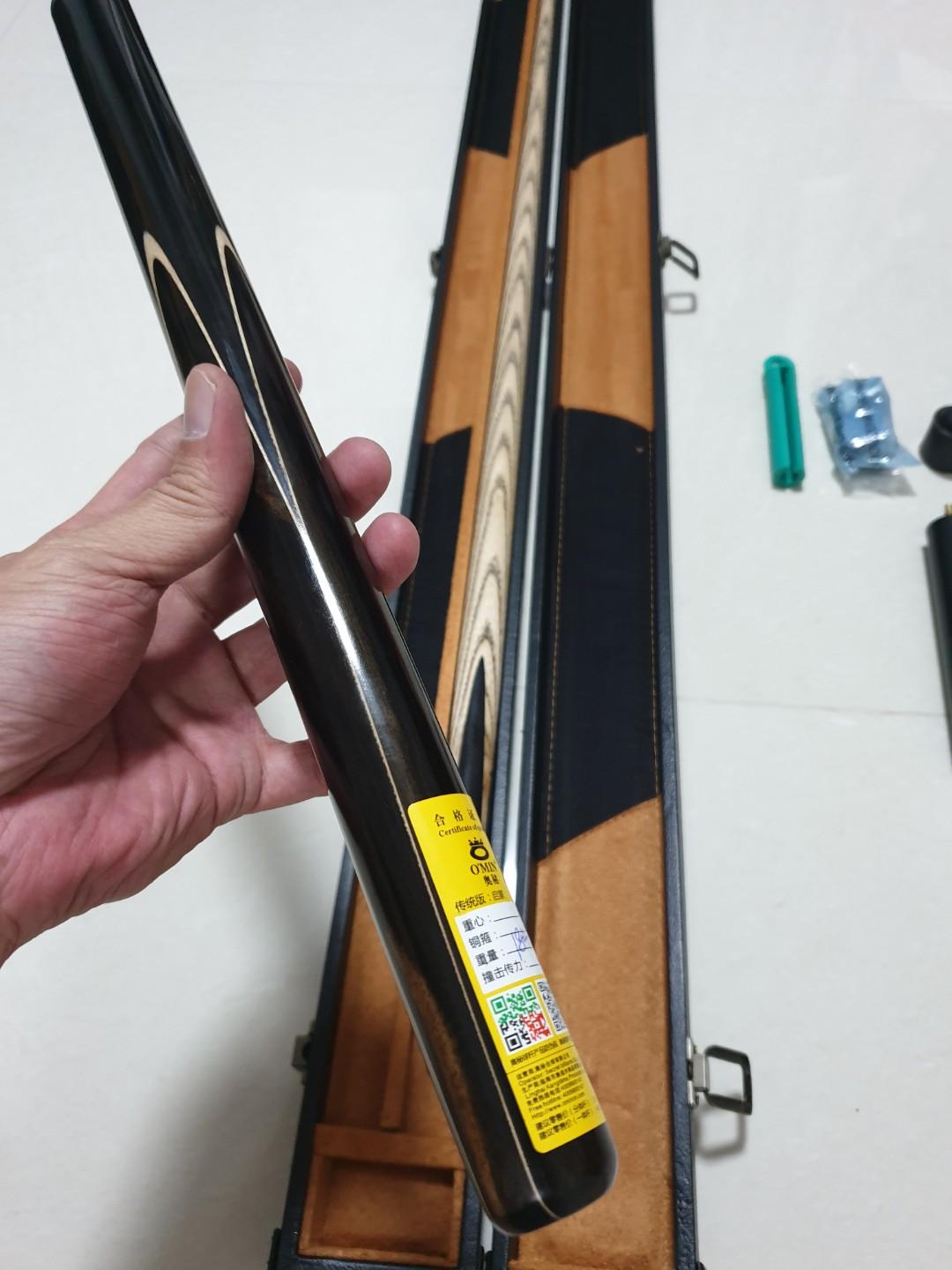 Omin Enlighten Snooker cue w/casing, Sports Equipment, Sports & Games ...