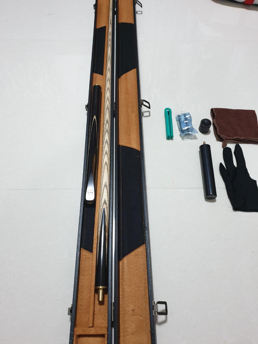 Omin Enlighten Snooker cue w/casing, Sports Equipment, Sports & Games ...