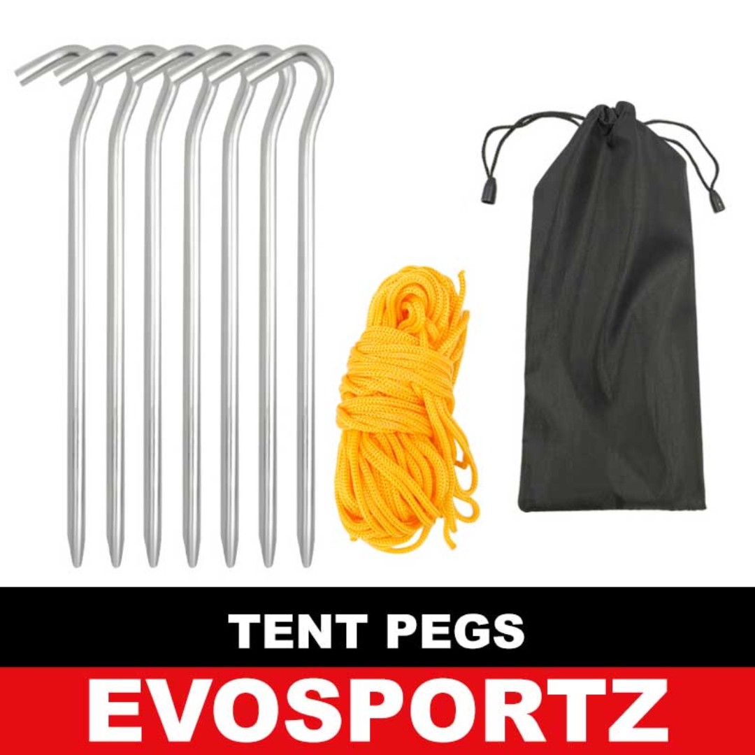 Tent Pegs | Ground Sheet Peg | Outdoor Camping Peg, Sports Equipment ...