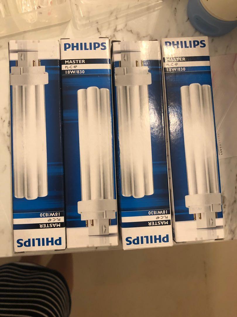 Philips 4 pin tube light, Furniture & Home Living, Lighting & Fans ...