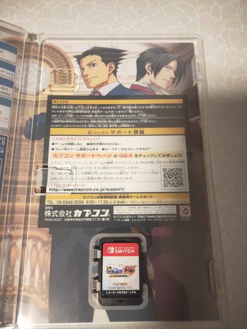 ENGLISH Phoenix Wright Ace Attorney Trilogy Switch, Video Gaming, Video ...