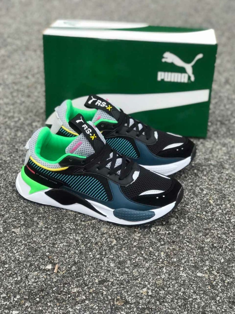 PUMA RSX GREEN, Men's Fashion, Footwear, Sneakers on Carousell