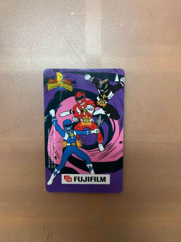 Rare! Power ranger phone card, Hobbies & Toys, Memorabilia ...