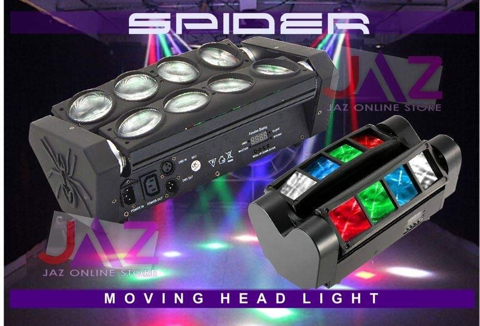 Spider Moving Head Light RGBW Stage Bar Disco DJ Beam Light, Furniture ...