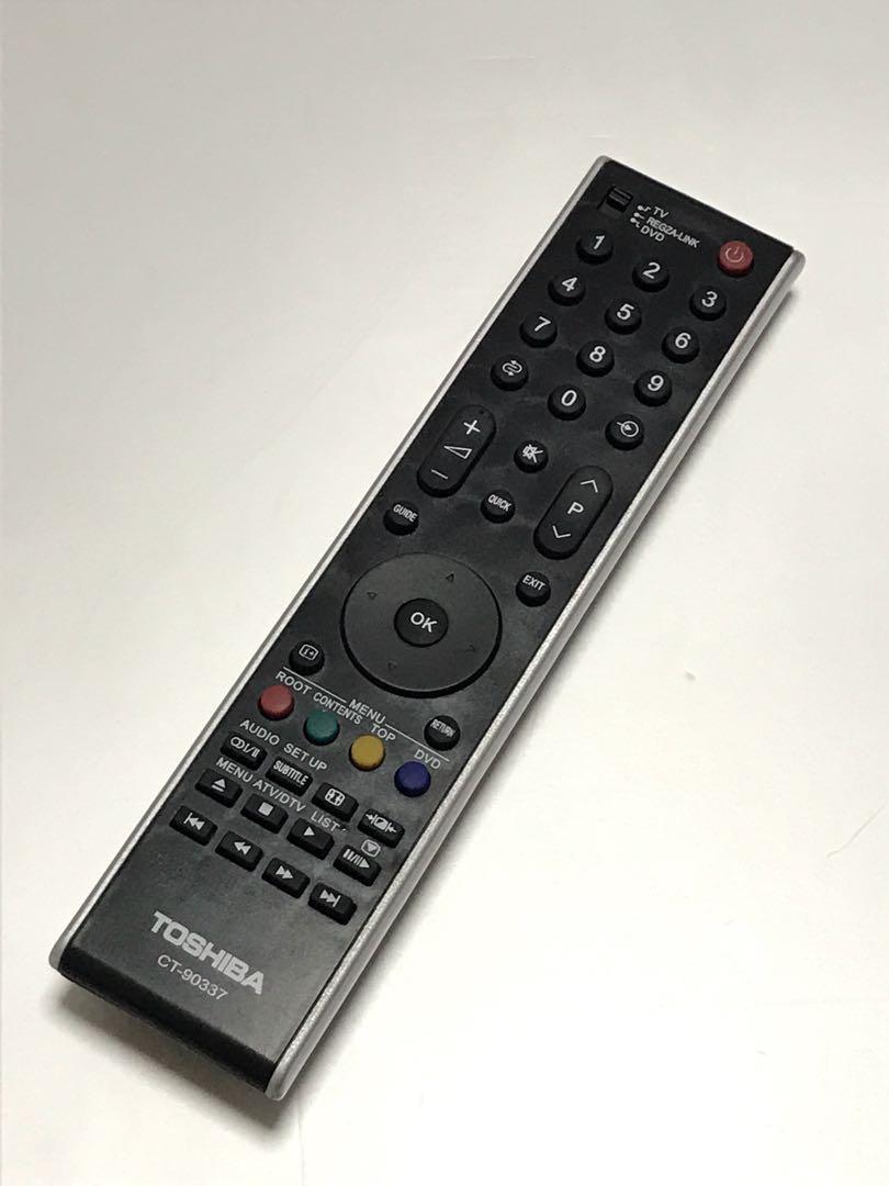 (SOLD 20/2) TOSHIBA LCD TV Remote Control (CT-90337), TV & Home ...