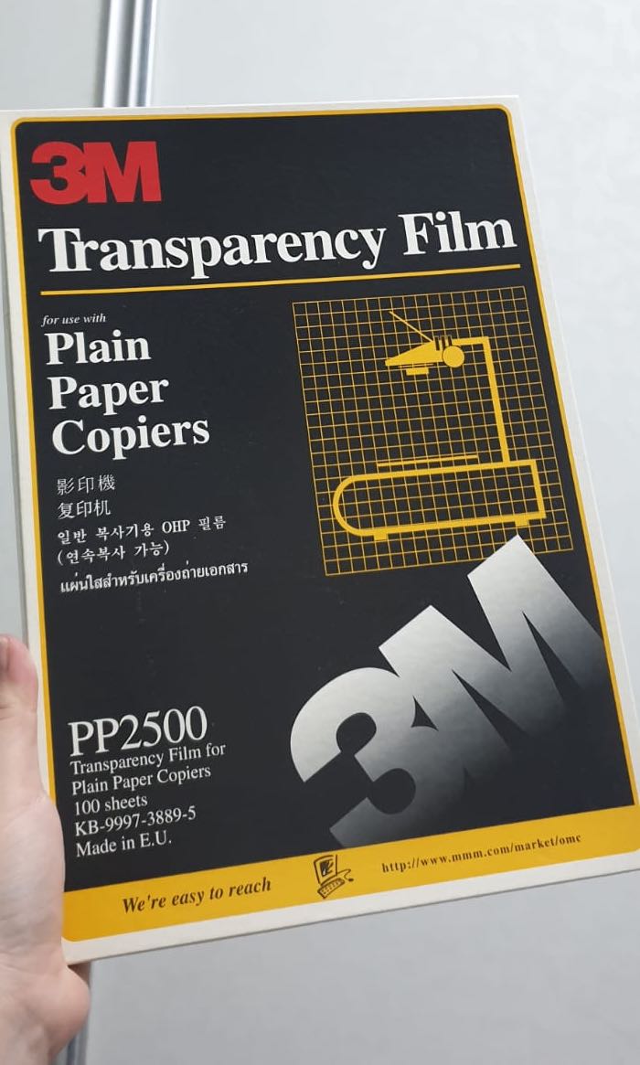 Transparency Film, Hobbies & Toys, Stationery & Craft, Art & Prints on ...