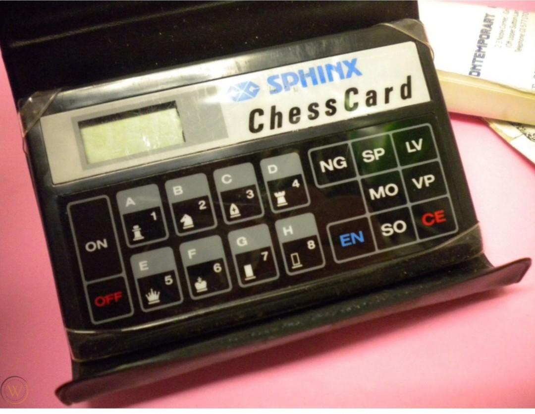 Rare Vintage Pocket Sphinx Chesscard (CXG-241), Hobbies & Toys, Toys ...