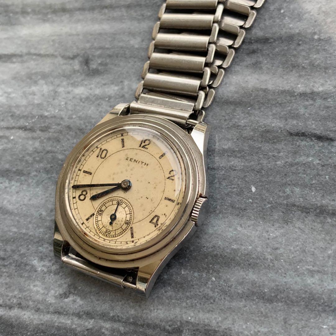 Vintage Zenith Sector Dial, Luxury, Watches on Carousell