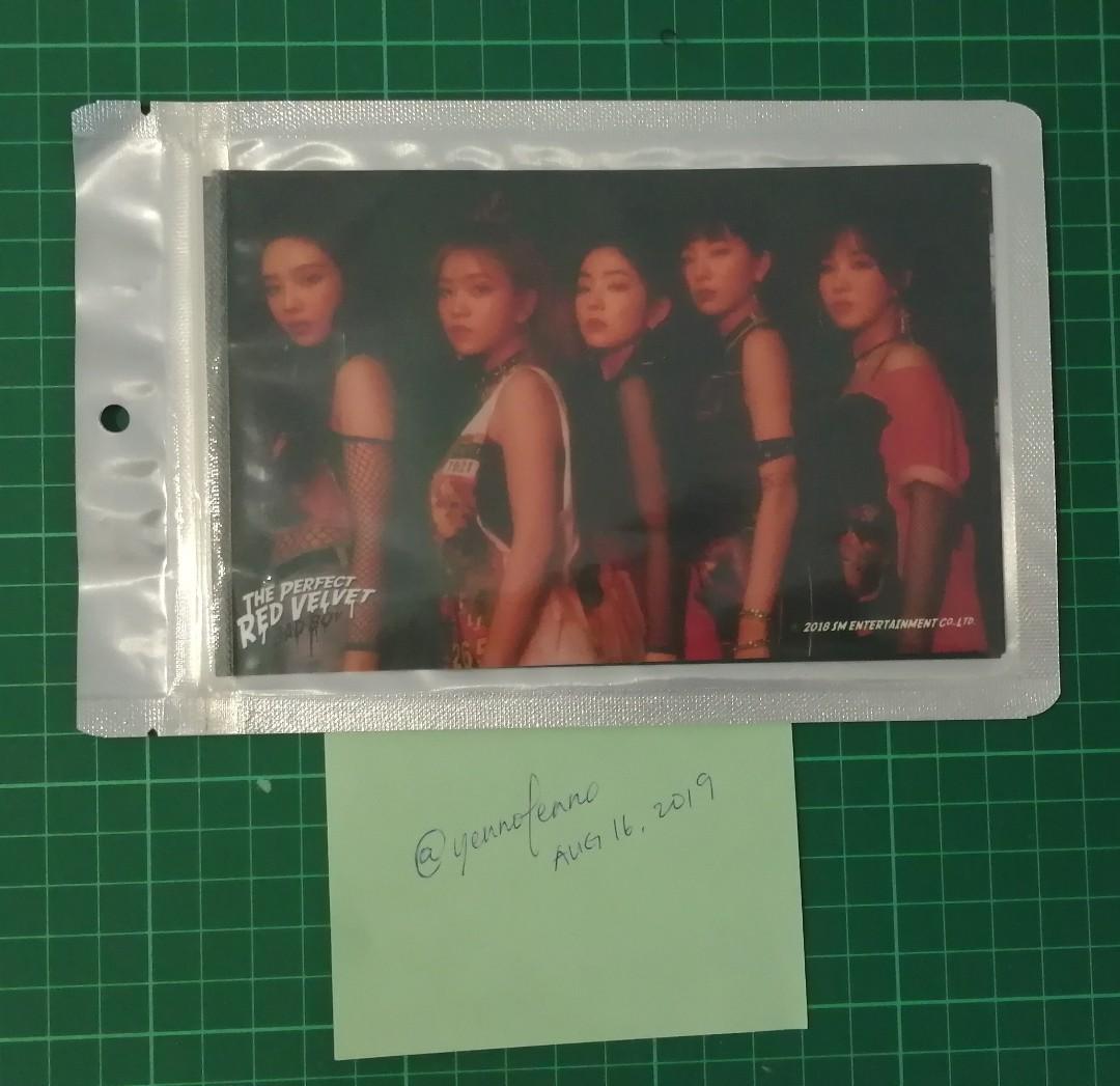 WTS Red Velvet RV Official Bad Boy Photoset from SMTOWN, Hobbies & Toys ...