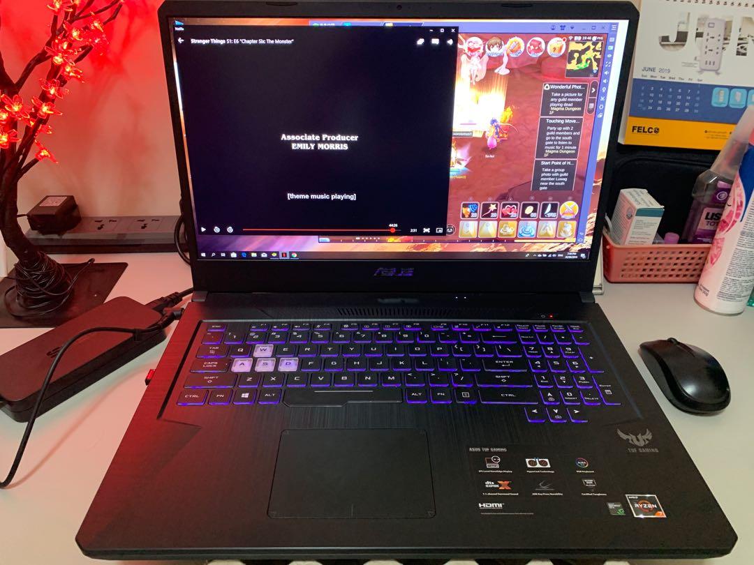 ASUS TUF Gaming FX705D, Computers & Tech, Laptops & Notebooks on Carousell