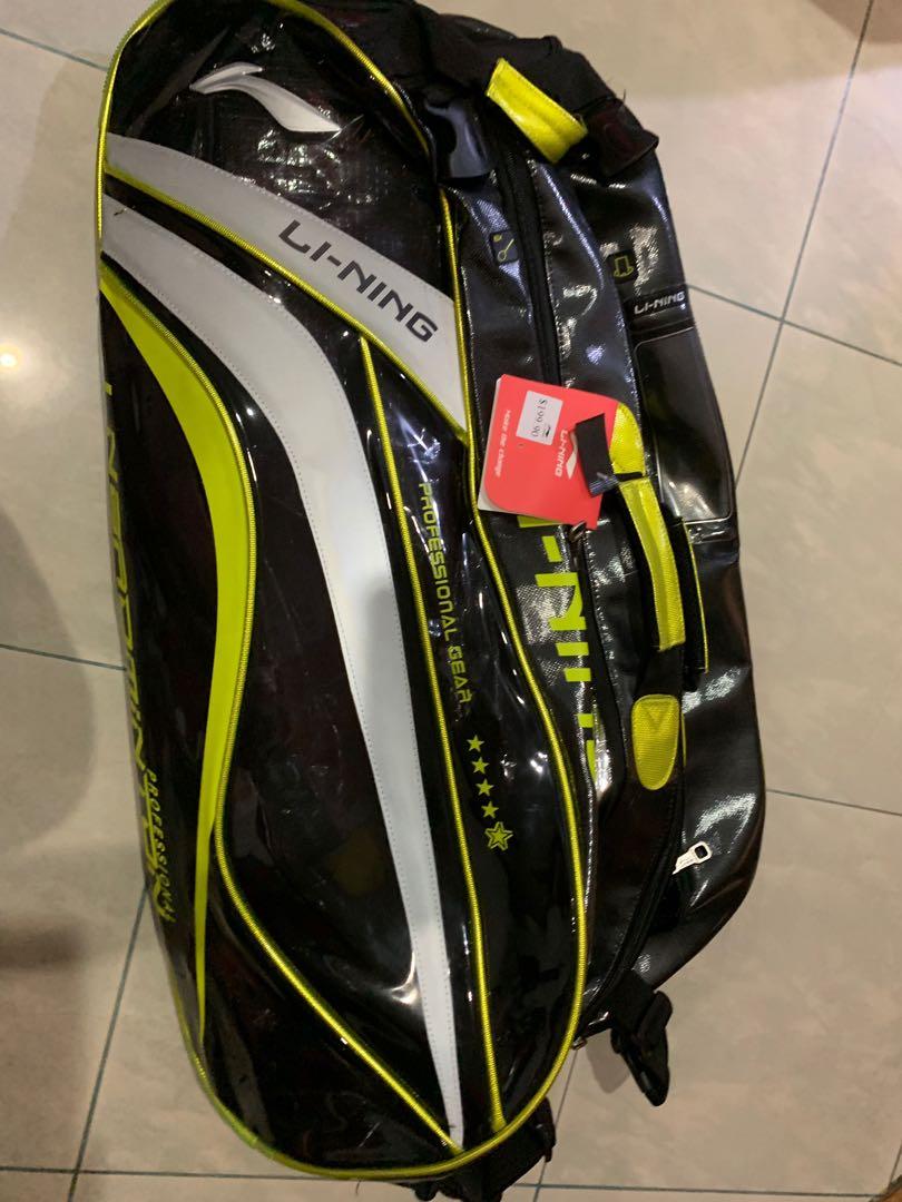 Badminton Racket Bag Lining / Li Ning / Li-Ning, Sports Equipment ...