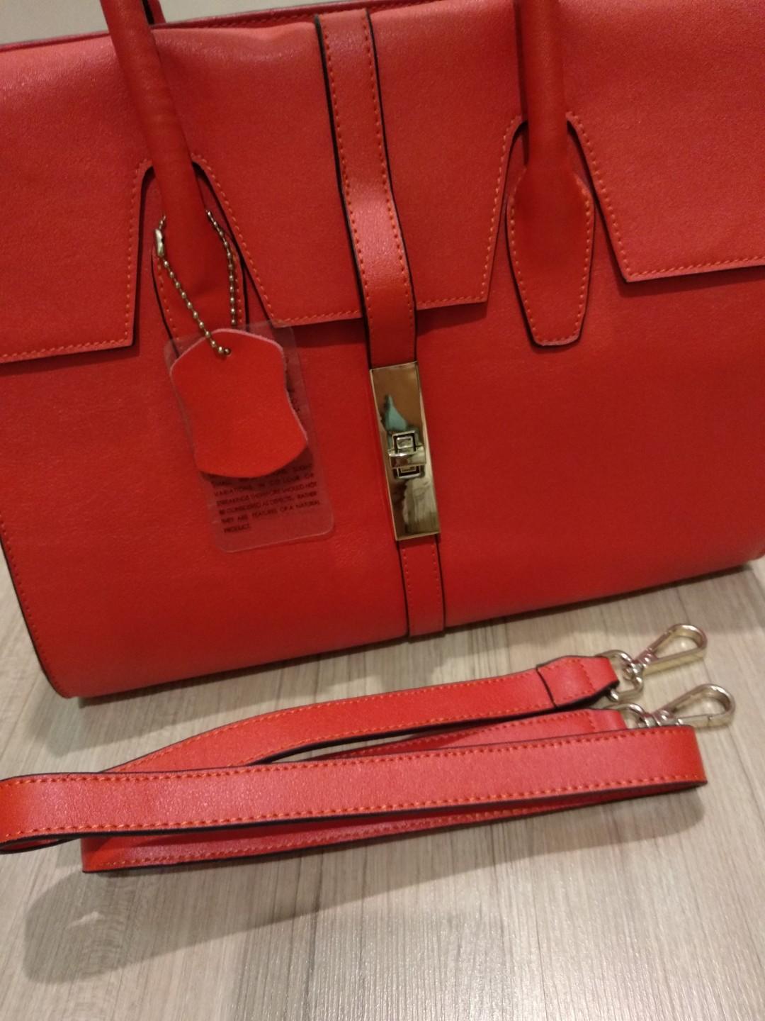 BNWT Esfolar Red Bag Reduced, Luxury, Bags & Wallets on Carousell