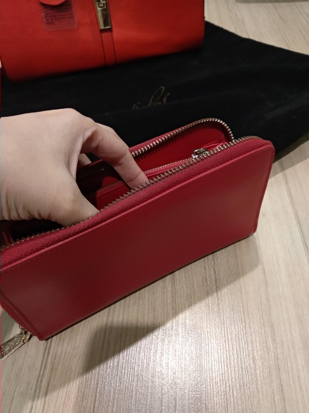 BNWT Esfolar Red Bag Reduced, Luxury, Bags & Wallets on Carousell