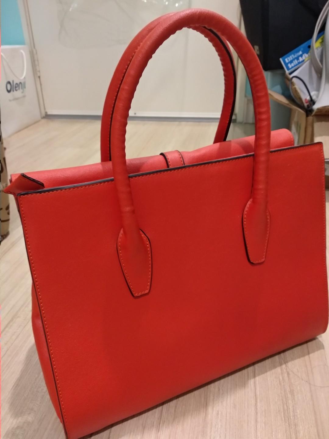 BNWT Esfolar Red Bag Reduced, Luxury, Bags & Wallets on Carousell