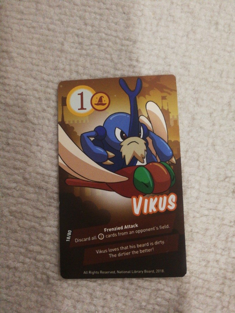 Bookbug common cards, Hobbies & Toys, Toys & Games on Carousell