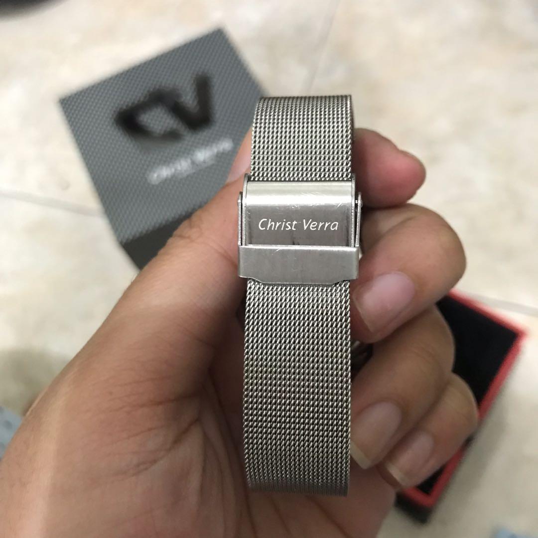 Christ Vera Silver Watch, Fesyen Wanita, Jam Tangan di Carousell