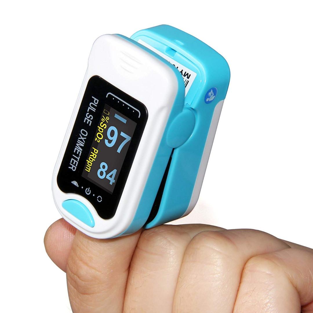 CONTEC CMS50N BLUE OLED Fingertip Pulse Oximeter Spo2 Blood Oxygen ...