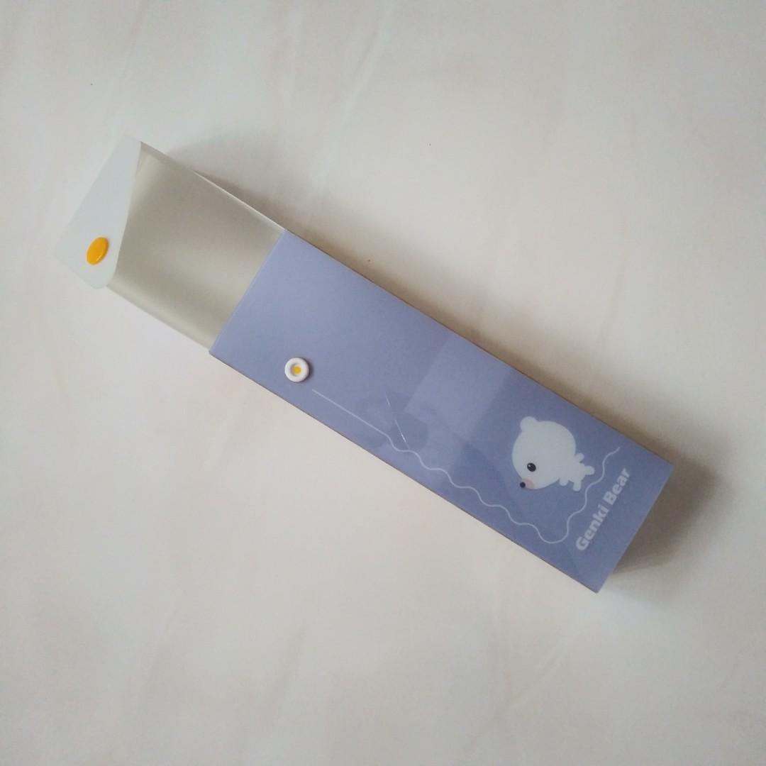 Genki Bear Pencil Box, Hobbies & Toys, Stationery & Craft, Stationery ...