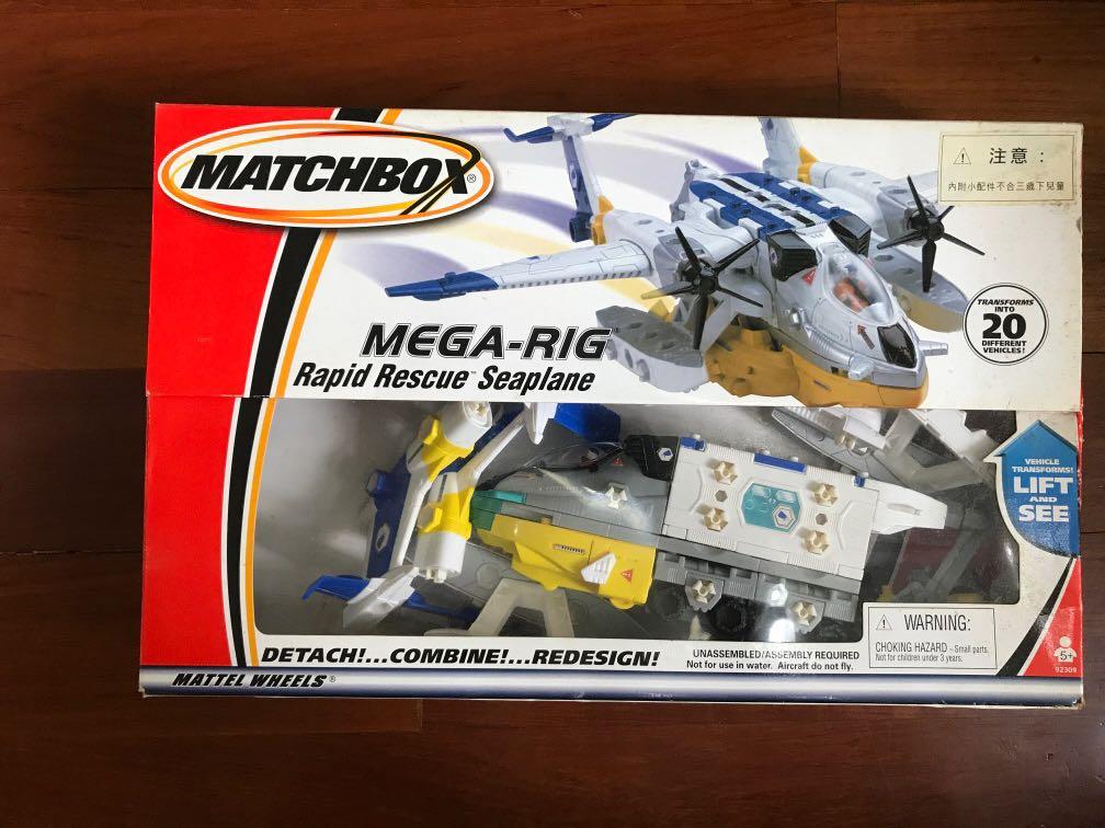 Matchbox Mega Rig Rapid Rescue Seaplane, 興趣及遊戲, 玩具 & 遊戲類 - Carousell