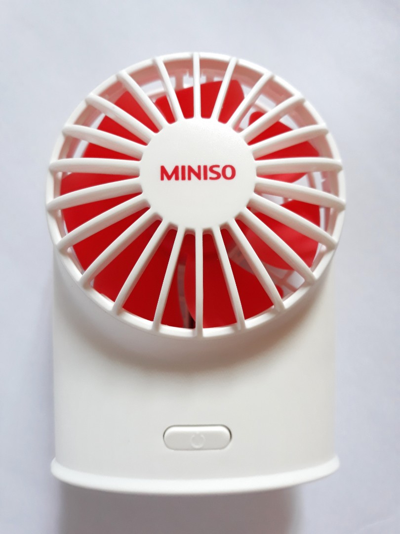 Miniso Portable Mini Fan, Furniture & Home Living, Lighting & Fans ...