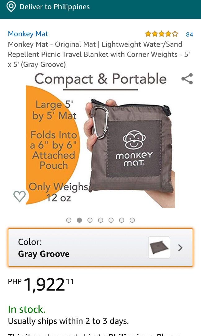 Monkey Mat, Hobbies & Toys, Travel, Travel Essentials & Accessories on ...