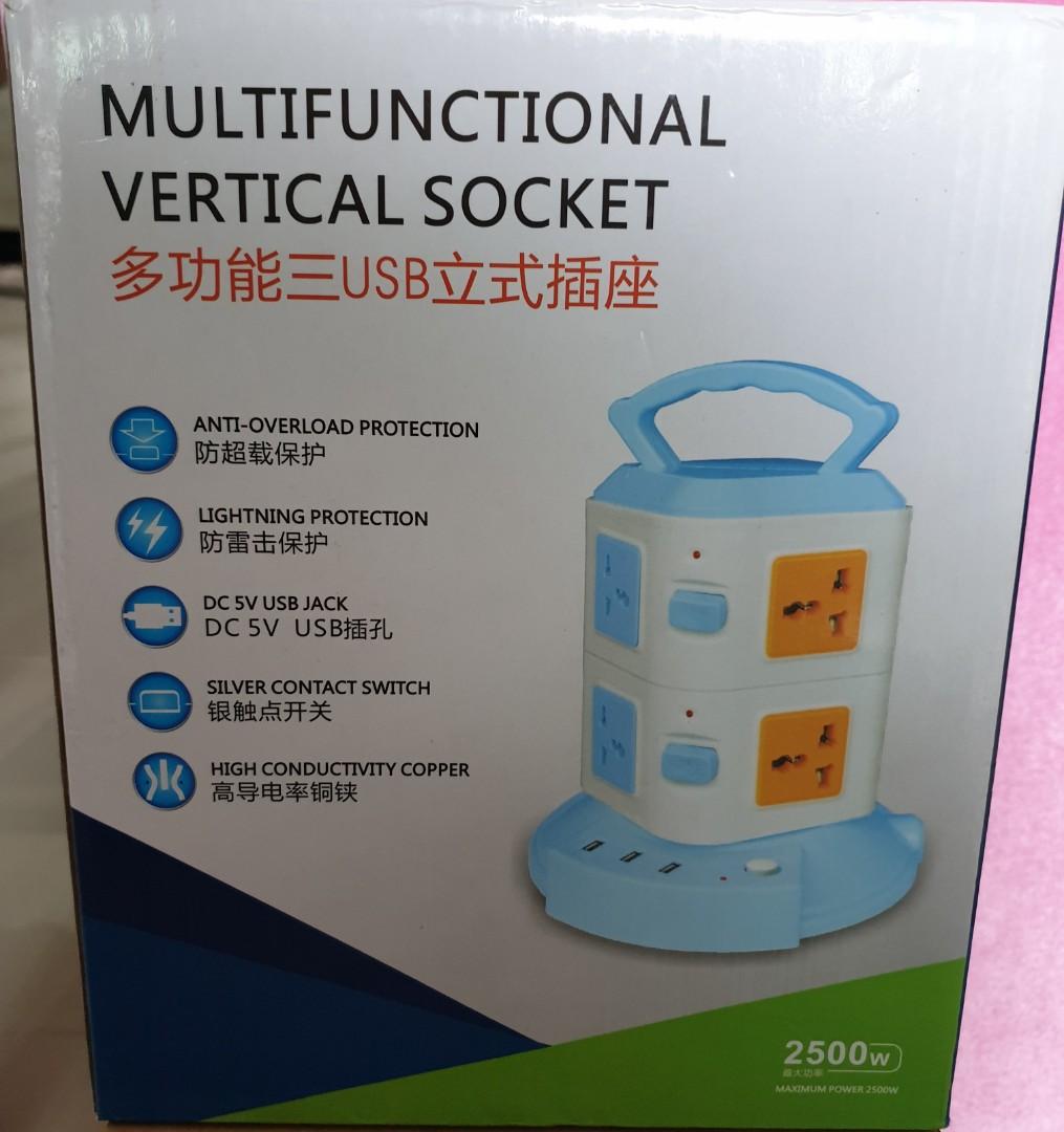 Multifunction Vertical Socket, Everything Else on Carousell