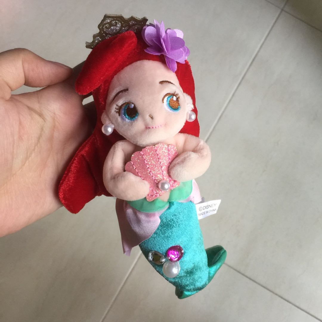 My little mermaid plush bag charm, Hobbies & Toys, Toys & Games on ...