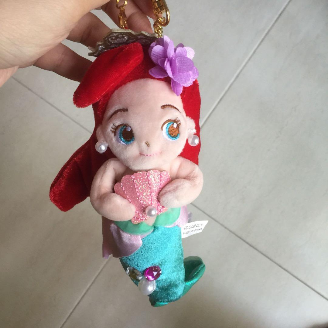 My little mermaid plush bag charm, Hobbies & Toys, Toys & Games on ...