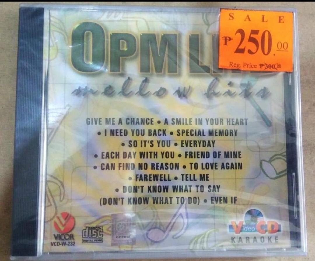 OPM VCD's KARAOKE ALL FACTORY SEALED 1ST PRESS NO BARCODE, Hobbies ...
