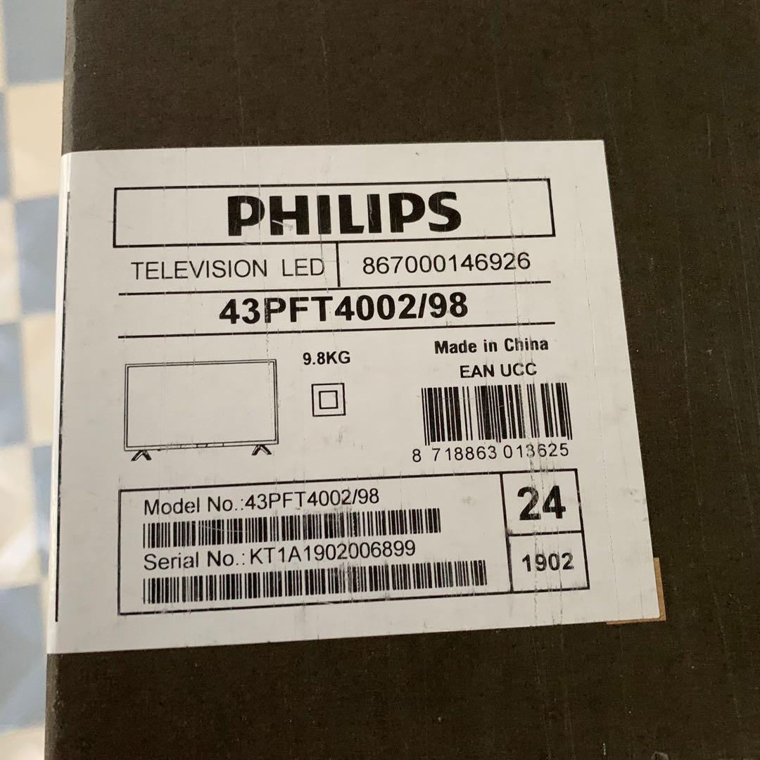 Philips 43PFT4002/98 TV stand (legs), TV & Home Appliances, TV & Entertainment, TV on Carousell