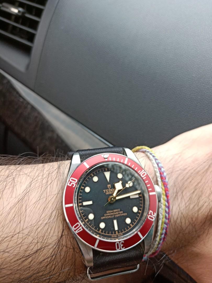 Pre owned Tudor Burgundy Red, Luxury, Watches on Carousell
