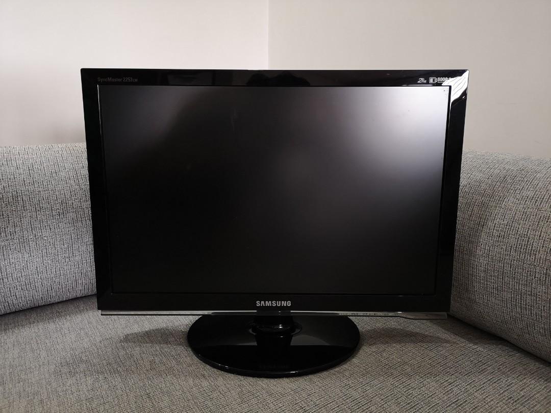 Samsung Monitor Syncmaster 2253LW, Computers & Tech, Desktops on Carousell