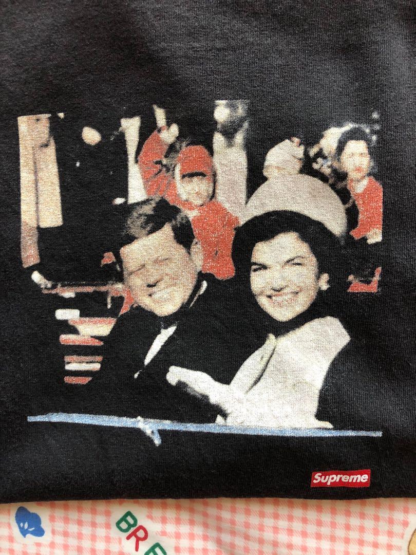Supreme JFK Tee, Men's Fashion, Tops & Sets, Tshirts & Polo Shirts on ...