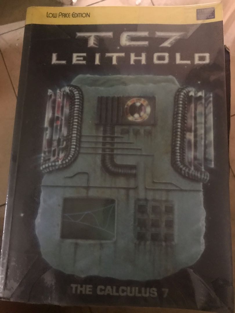 The Calculus by L. Leithold 7th ed, Hobbies & Toys, Books & Magazines ...