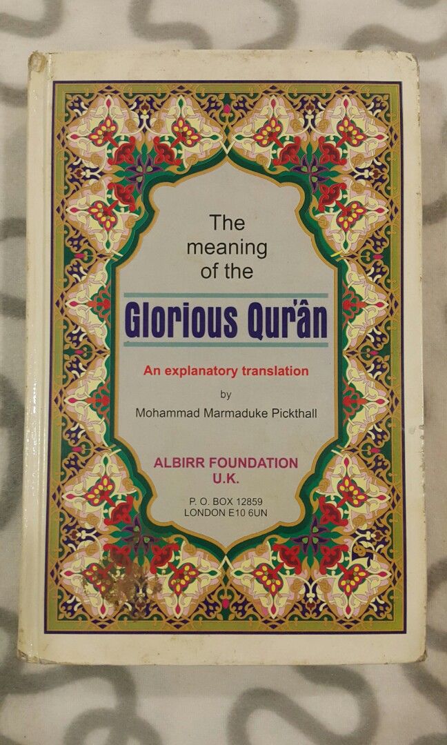 The Meaning of the Glorious Quran, Hobbies & Toys, Books & Magazines, Storybooks on Carousell