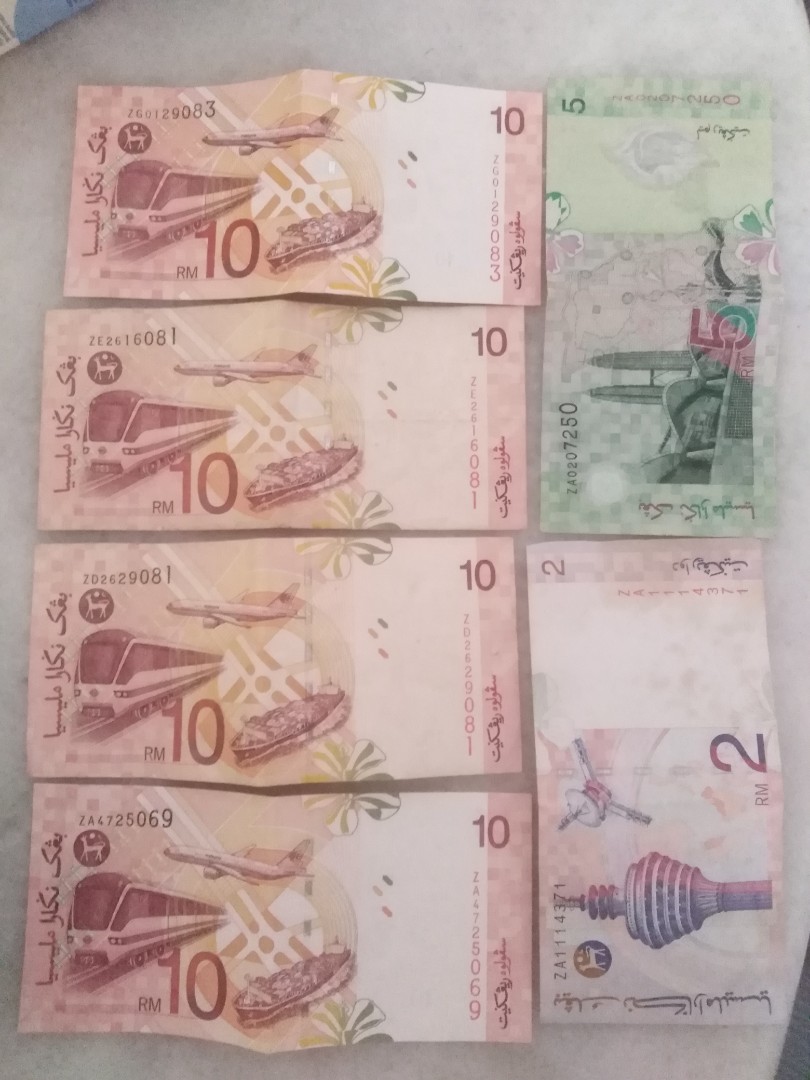 The Z Series_RM2 & RM5 & RM10_Old Note_Duit Lama_Satu Ringgit_Dua ...