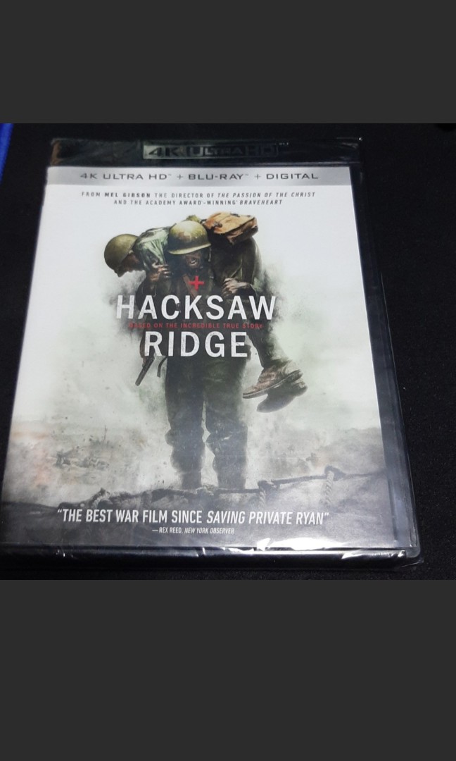 4k blu ray hacksaw ridge movie, Hobbies & Toys, Music & Media, CDs ...
