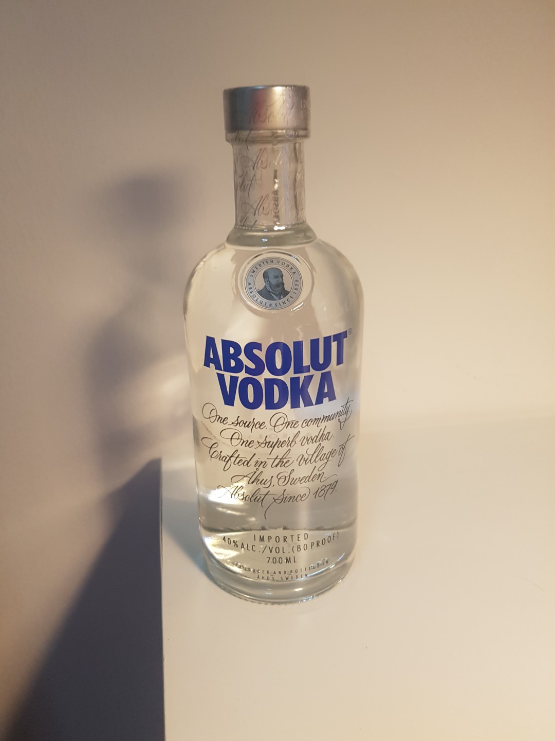 Absolut vodka 700ml, Food & Drinks, Alcoholic Beverages on Carousell