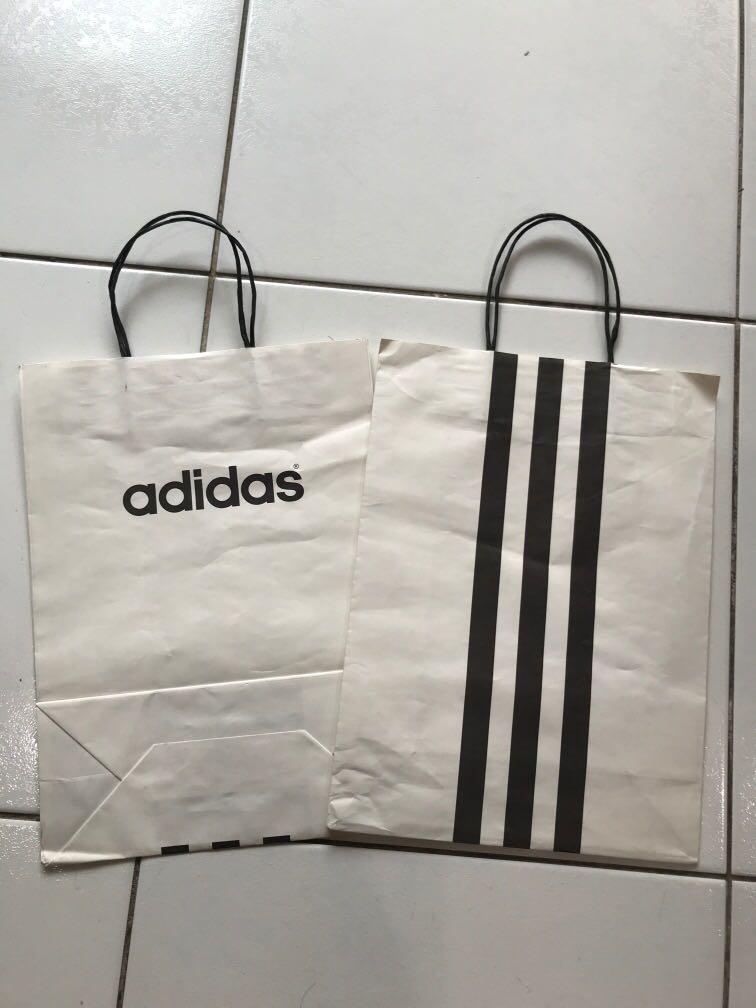 Adidas Paper Bag, Luxury, Bags & Wallets on Carousell