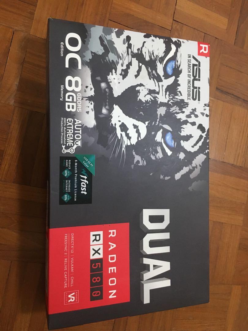 ASUS RX 580 8GB OC, Computers & Tech, Parts & Accessories, Computer ...