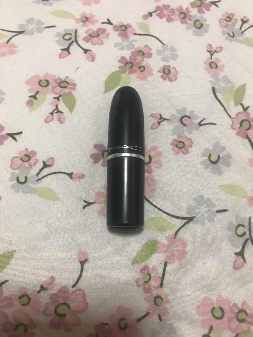 Authentic mac matte lipstick in deep rooted shade 99% full on Carousell