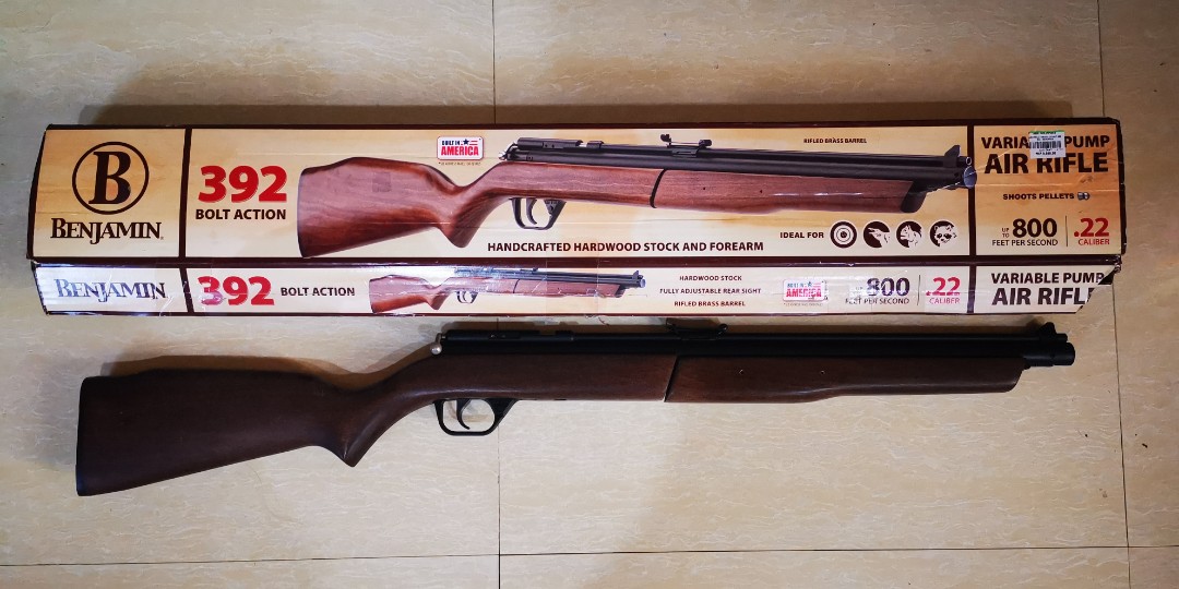 Benjamin 392 Variable Pump Air Rifle Airsoft on Carousell