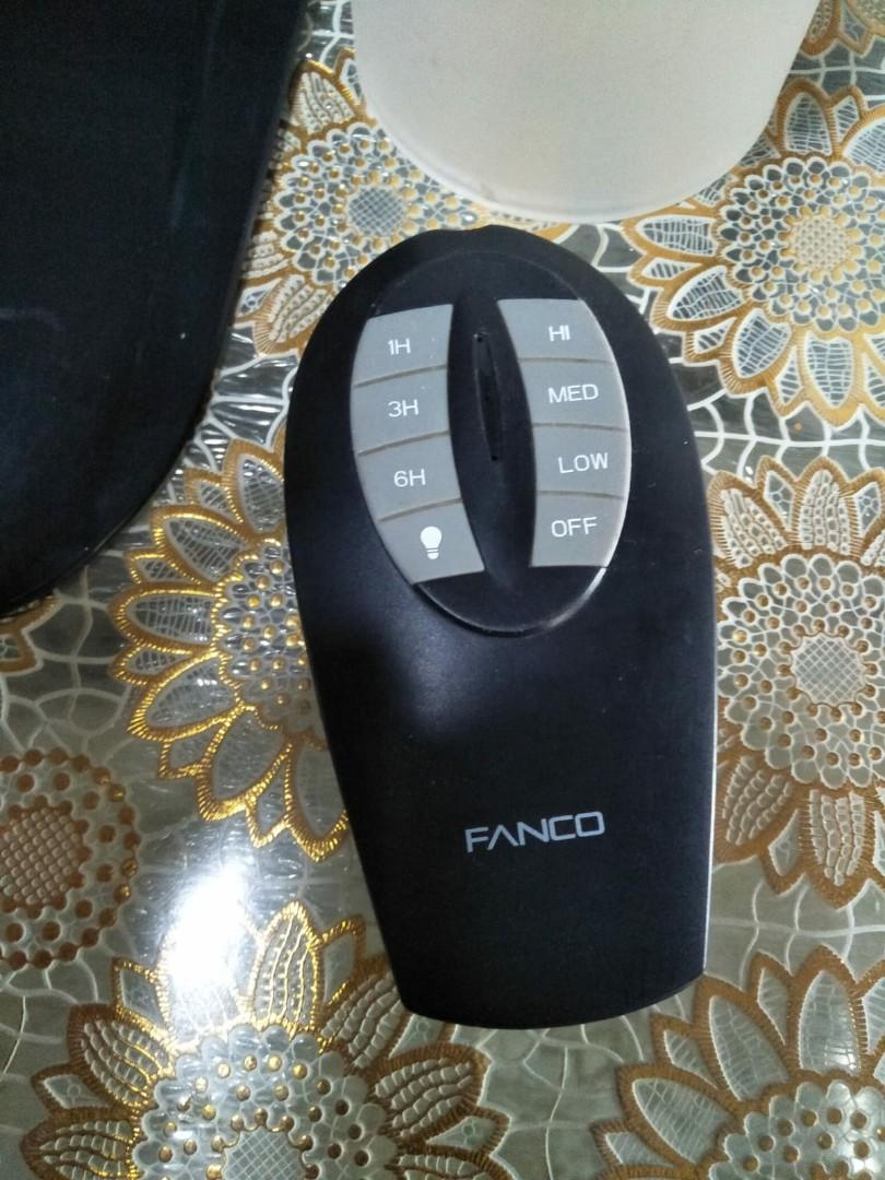 Fanco Ceiling fan with light with remote, Furniture & Home Living ...