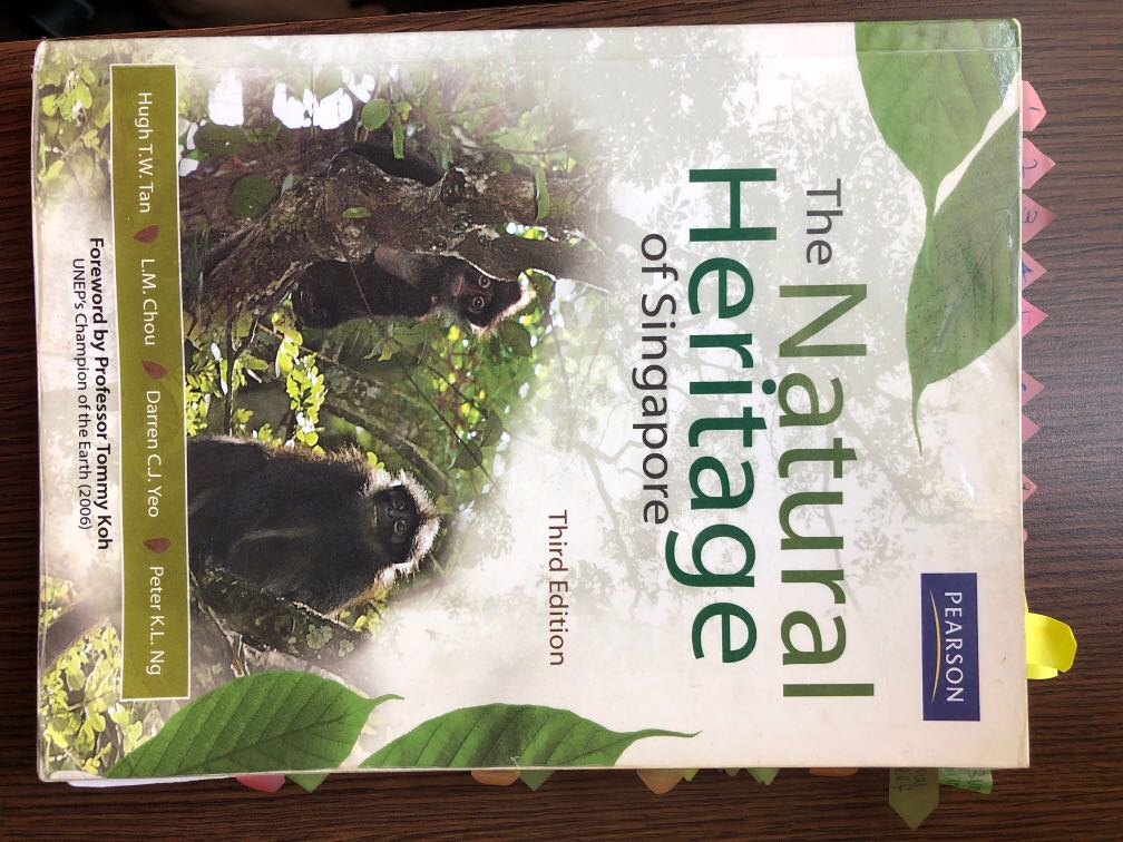 GES1021 The Natural Heritage Of Singapore textbook (plus notes ...