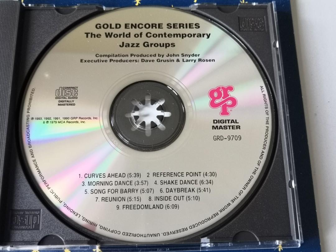 GOLD ENCORE SERIES THE WORLD OF CONTEMPORARY JAZZ GROUPS GRP ORIGINAL ...