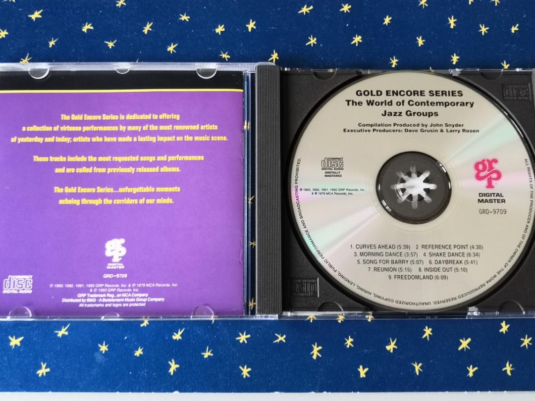 GOLD ENCORE SERIES THE WORLD OF CONTEMPORARY JAZZ GROUPS GRP ORIGINAL ...