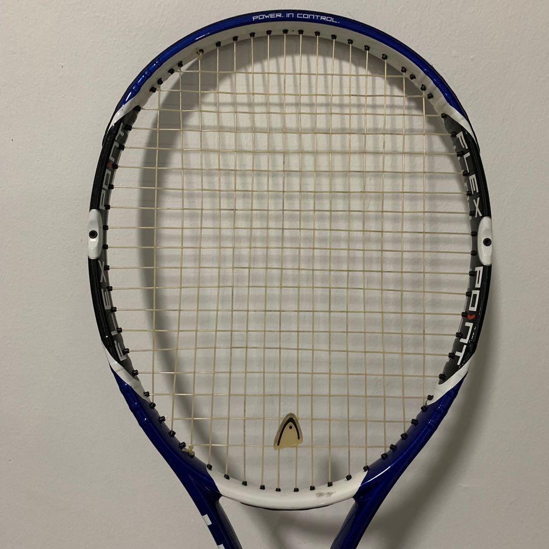 Head flex point Tennis Racket, Sports Equipment, Sports & Games, Racket ...
