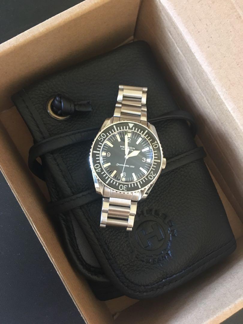 Helson Watch Omega seamaster 300 homage, Luxury, Watches on Carousell