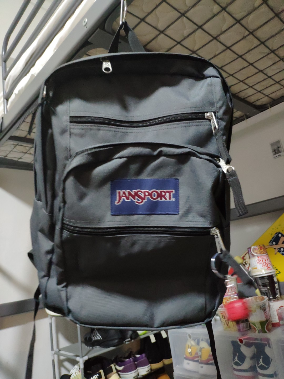 Jansport Forge Grey Backpack, Men's Fashion, Bags, Backpacks on Carousell