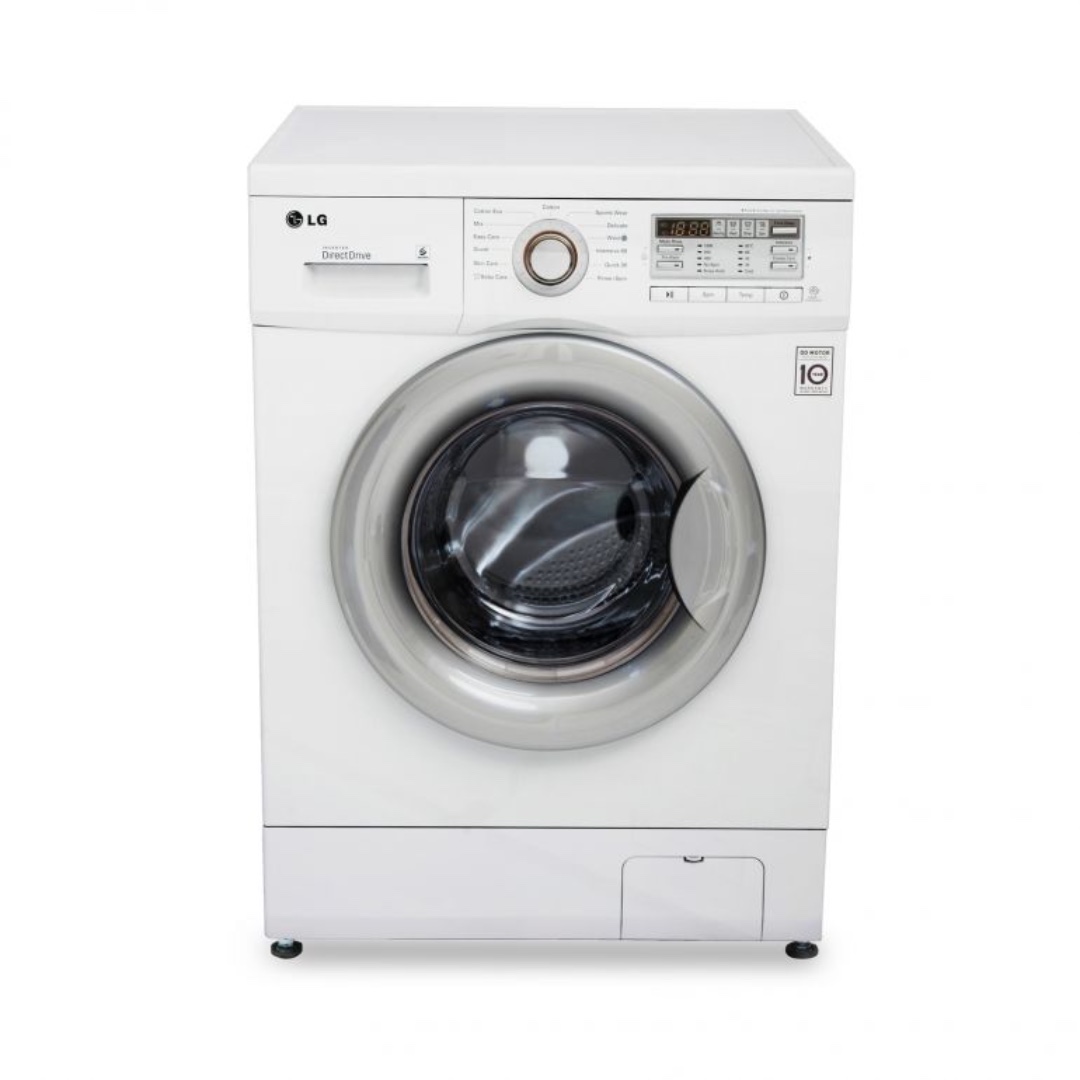 LG 7.5kg, 6 Motion Inverter Direct Drive Front Load Washing Machine, TV ...